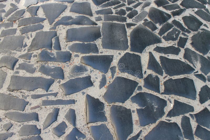 Covering of Road Made from Stone Blocks Stock Photo - Image of ...