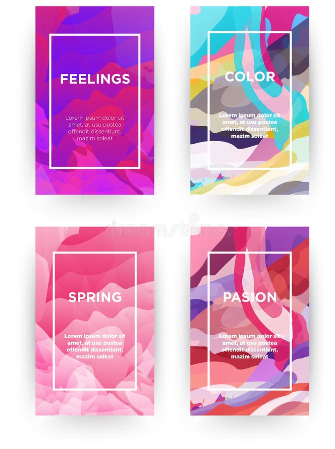 Covers-6 stock vector. Illustration of banner, colors - 85606922