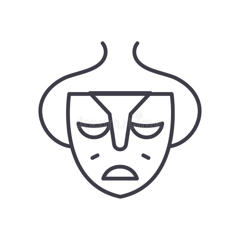 Covert Actions Black Icon Concept. Covert Actions Flat Vector Symbol ...