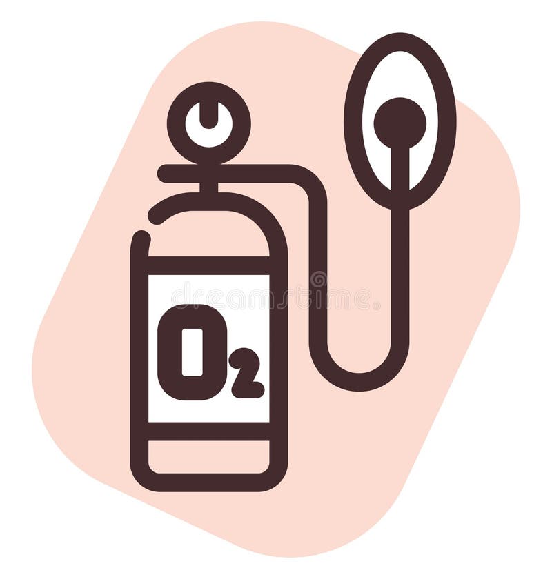 Covid 19 Artificial Respiration, Icon Stock Vector - Illustration of ...