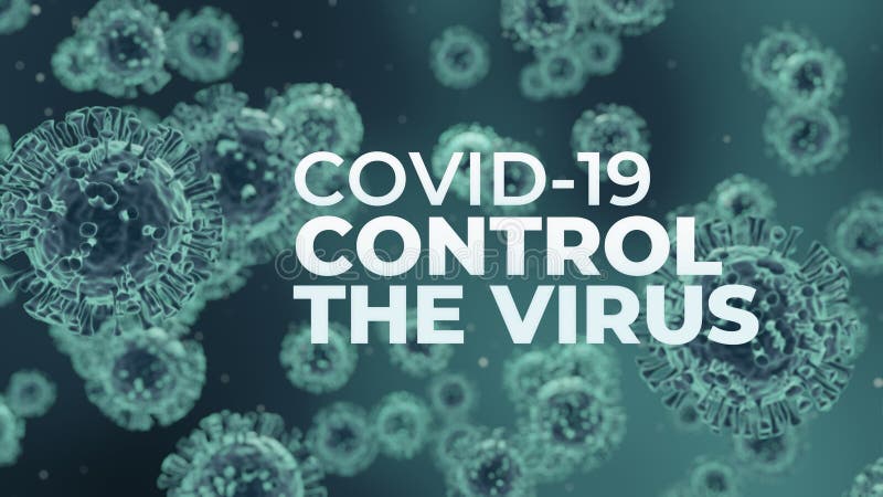 Covid-19 Coronavirus Control the Virus Stock Illustration ...