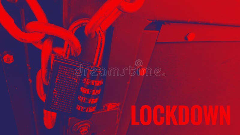 Covid 19 Coronavirus Lockdown Header Background Illustration Stock ...
