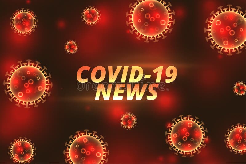 Coronavirus News.Novel Coronavirus Covid-19 Vector Background Stock ...