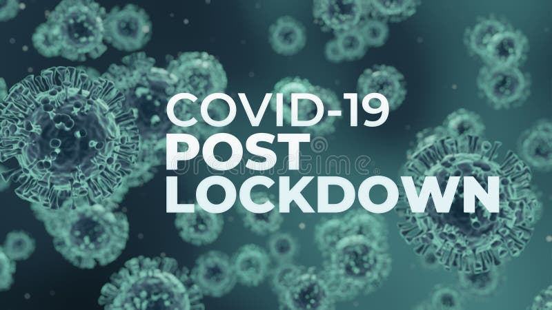Covid-19 Coronavirus Post Lockdown Stock Illustration - Illustration of ...