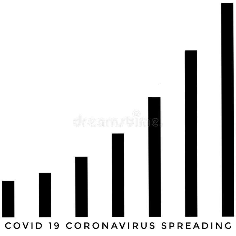Covid 19 Coronavirus Statistics Chart Header Stock Illustration ...