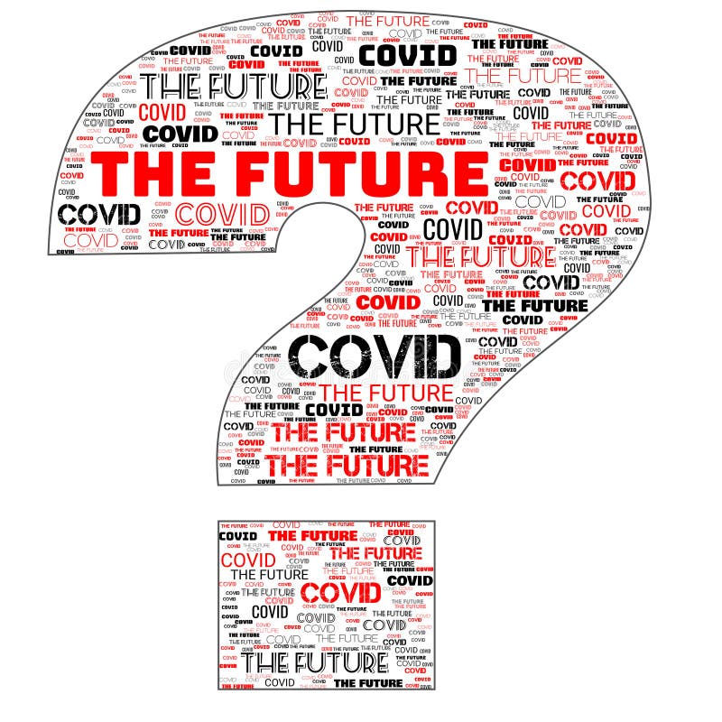 Covid Future Text Message Abstract Background Illustration Stock ...