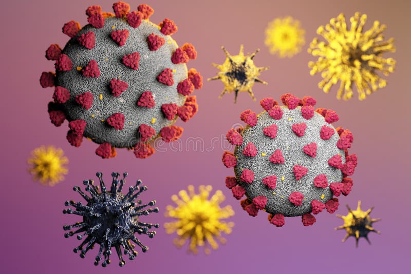 COVID-19 stock illustration. Illustration of painting - 178544760