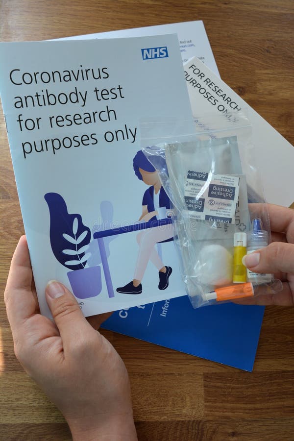Covid-19 in-home Antibody Testing Research Study Editorial Stock Photo ...