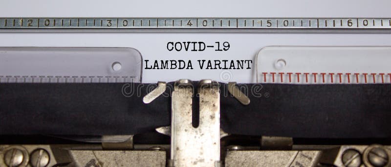 Covid-19 Lambda Virus Variant Symbol. Words `Covid-19 Lambda Variant ...