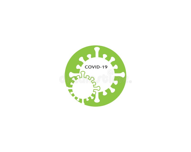 COVID -19 Logo Vector Template Illustration Stock Illustration ...