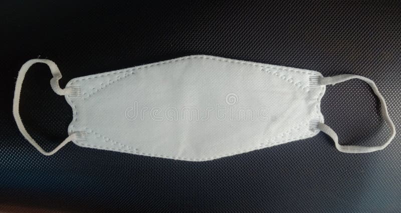 Covid-19 Mask in Black Background, Protection Stock Photo - Image of ...