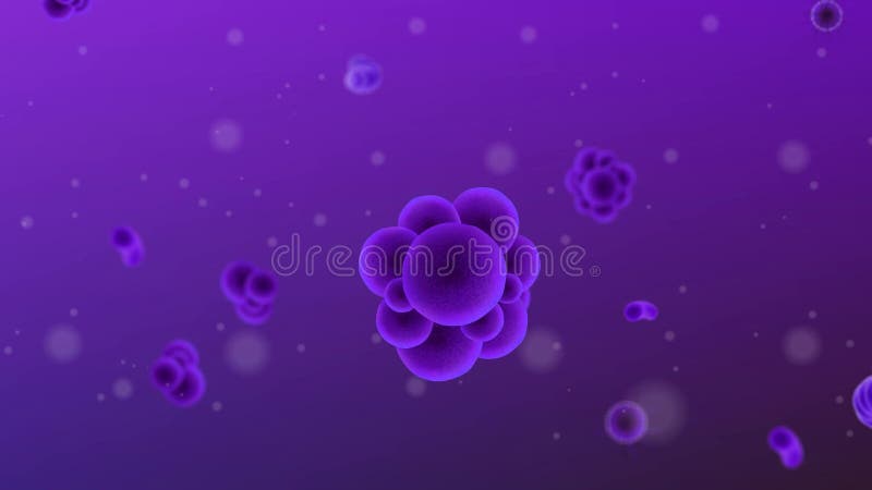 Covid-19 Medical Animation. Pathogen Outbreak of Bacteria and Virus ...