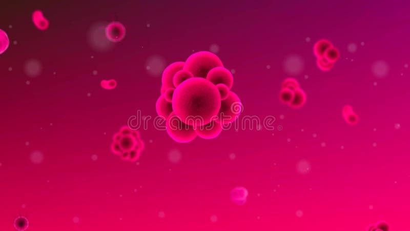 Covid-19 Medical Animation. Pathogen Outbreak of Bacteria and Virus ...