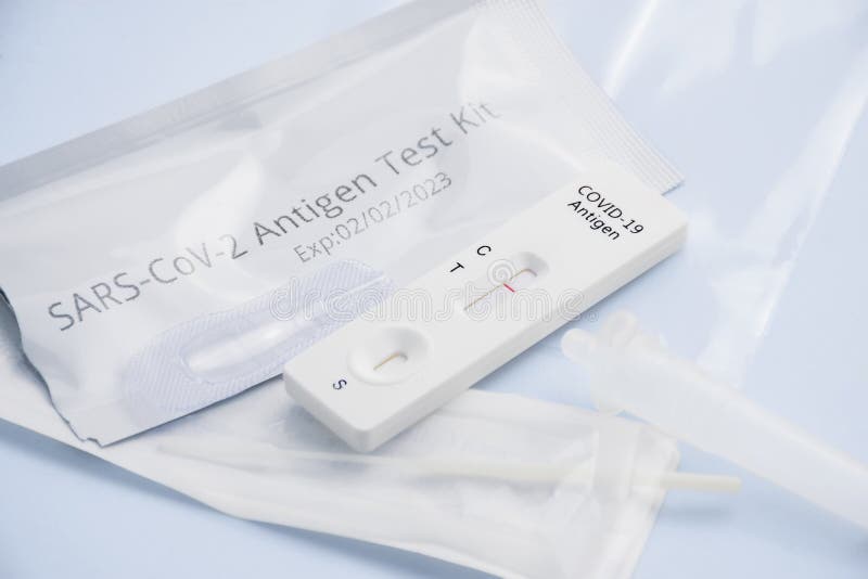 Covid-19 Negative Test Result with SARS CoV-2 Rapid Antigen Test Kit ...
