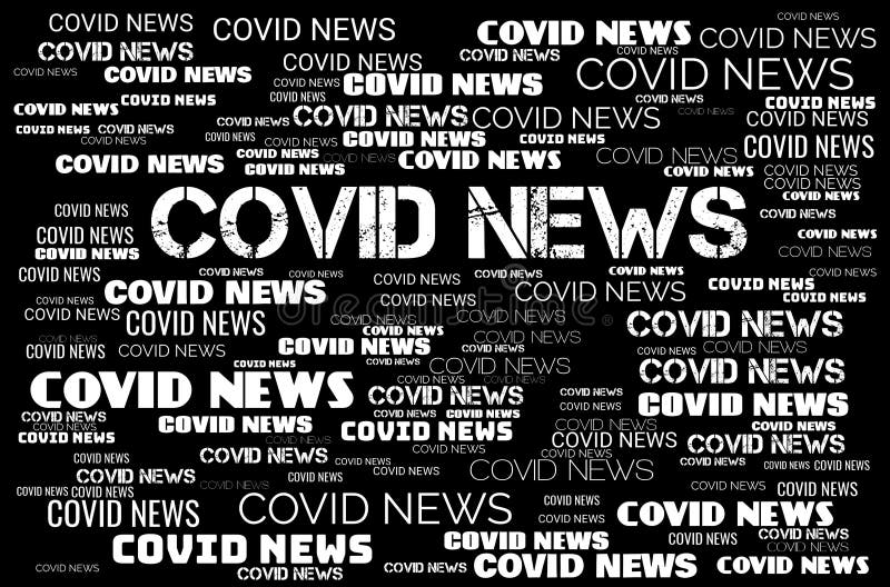 Covid News Text Page Header Stock Illustration - Illustration of page ...