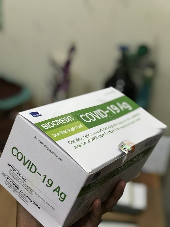 Covid-19 Rapid Antigen editorial stock image. Image of covid - 200758729