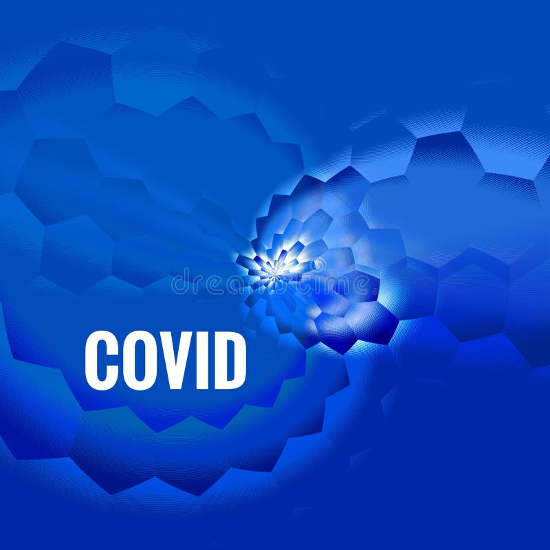 Covid Virus Desease Banner Abstract Background Stock Illustration ...