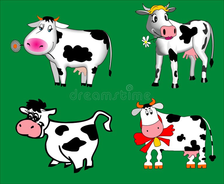 Four Cows Stock Illustrations – 328 Four Cows Stock Illustrations ...