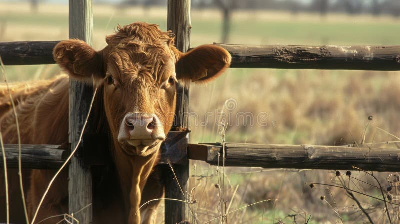 A Cow Approaching the Feeder Triggering an Automated Gate To Open and ...