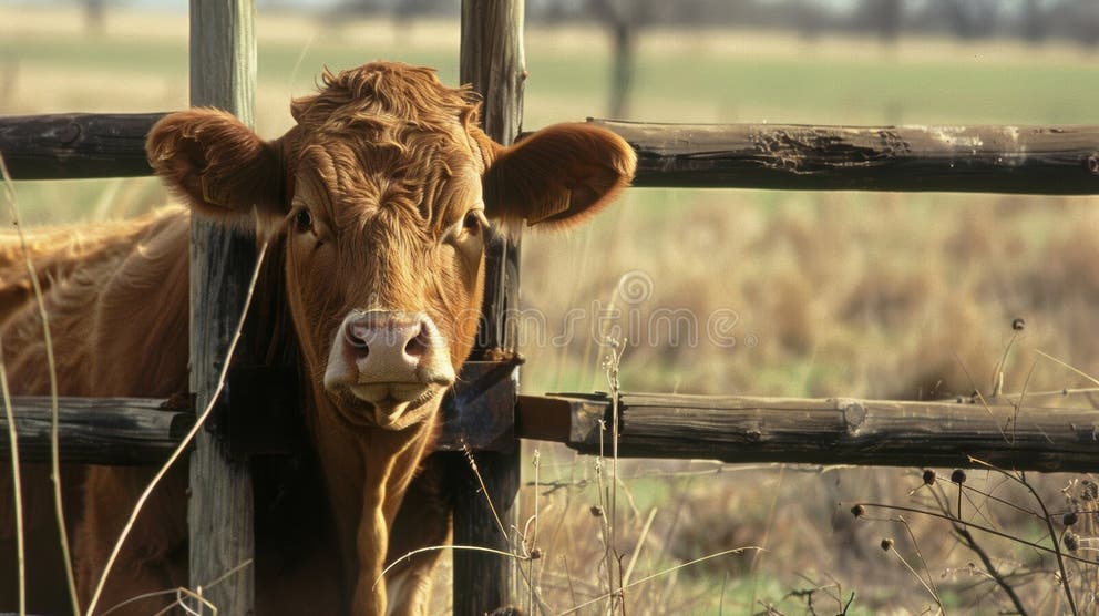 A Cow Approaching the Feeder Triggering an Automated Gate To Open and ...