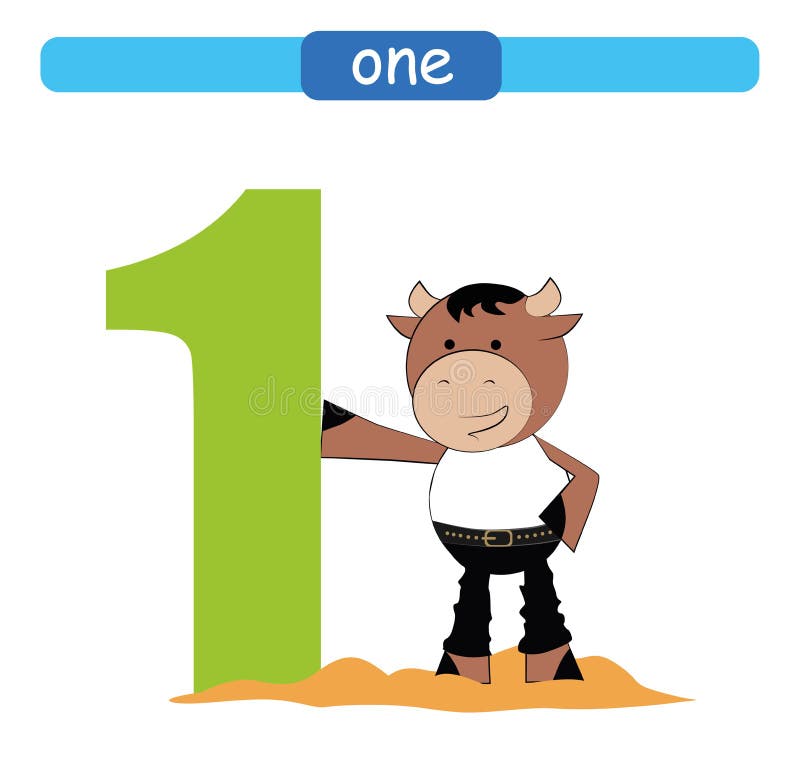One. Collection Number for Kindergarten and Preschool. Learn Number 1 ...