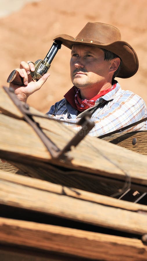 Old Cowhand Western American Cowboy Stock Image - Image of marshal ...