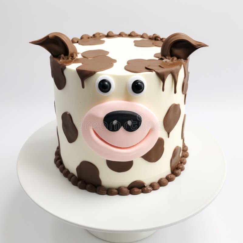 Cow Face Cake