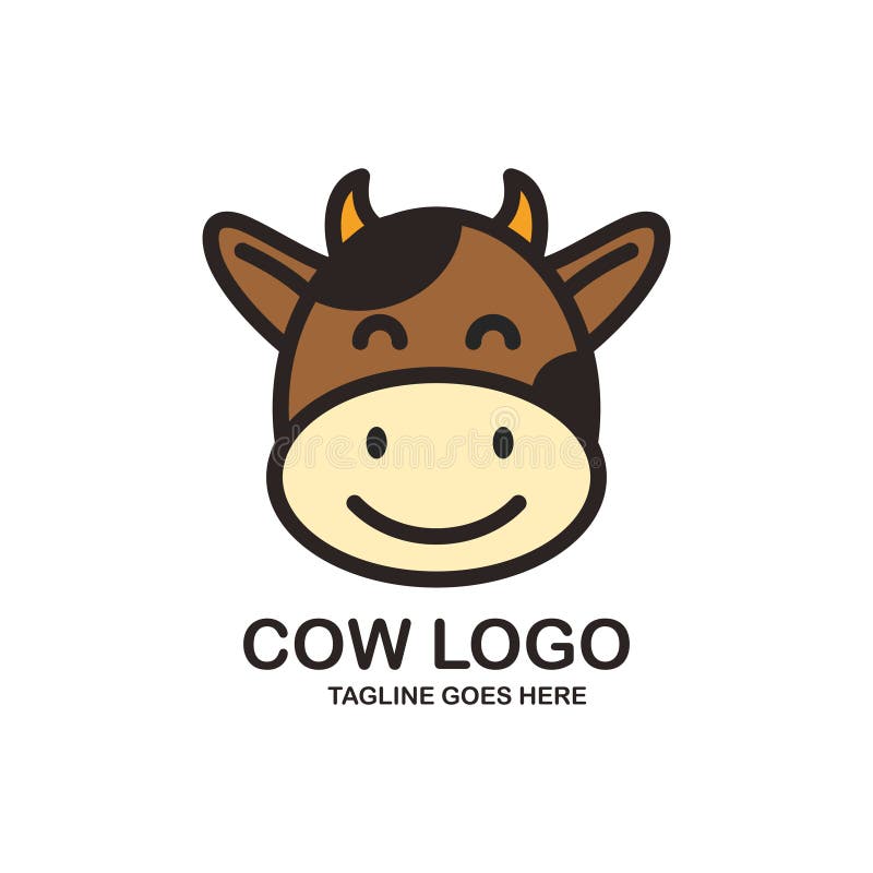 Cute Cow Face Logo Stock Illustrations – 3,883 Cute Cow Face Logo Stock ...