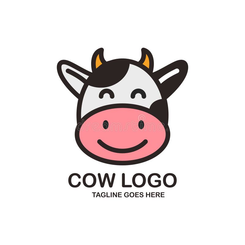 Cute Cow Face Logo Stock Illustrations – 3,799 Cute Cow Face Logo Stock ...