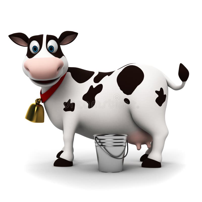 Cow character stock illustration. Illustration of mammal - 28989106