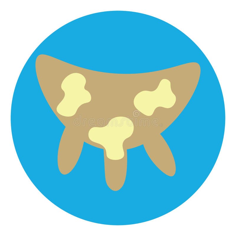 Cow dung, icon stock vector. Illustration of cattle - 260378323