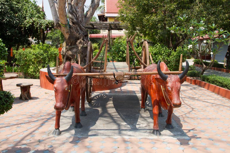 Cow Harness a cart stock image. Image of covered, country - 30753945