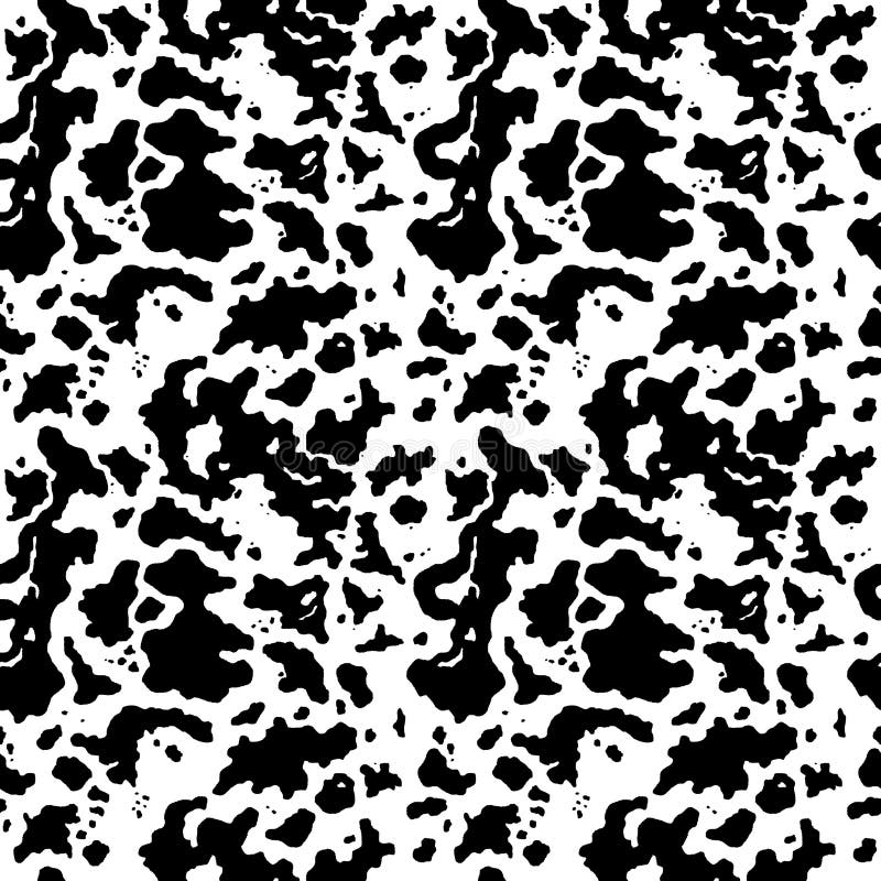 Cow Hide Vector Texture Stock Vector Illustration Of Vector 258141507 3407