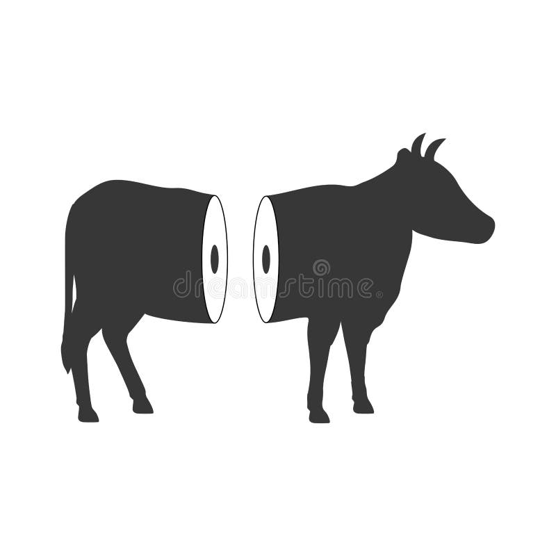 Cow Icon. Steak House Design. Vector Graphic Stock Illustration ...