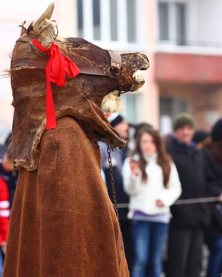 Cow kuker mask editorial image. Image of bulgaria, kukerlandia - 29551720