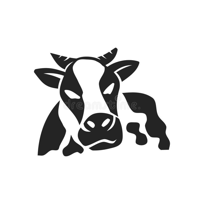 Cow Logo Template Isolated. Brand Identity. Icon Abstract Vector ...
