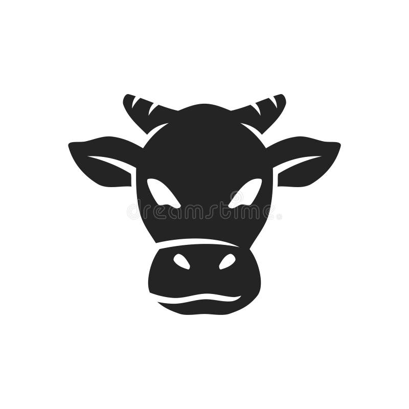 Cow Logo Template Isolated. Brand Identity. Icon Abstract Vector ...