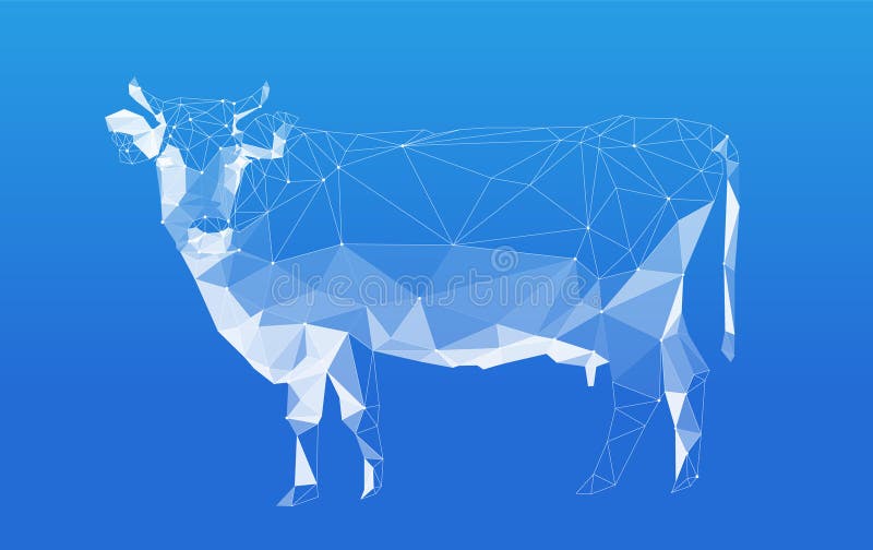 Cow Polygon Stock Illustrations – 994 Cow Polygon Stock Illustrations ...