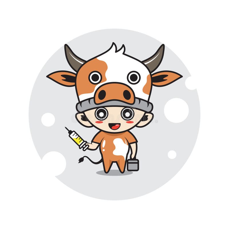 Cow doctor stock illustration. Illustration of doctor - 30544228