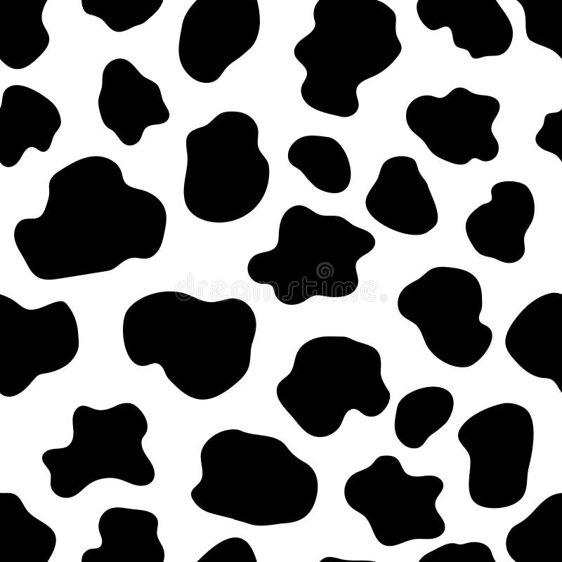 Cow Milky Vector Pattern Volume 06 Stock Vector - Illustration of ...