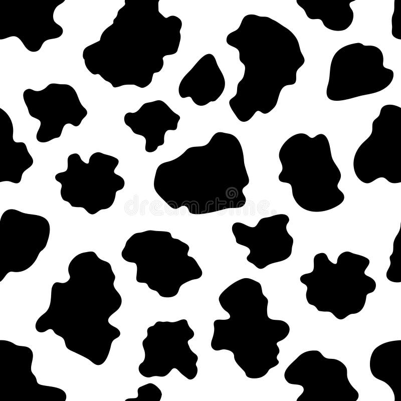 Cow Milky Vector Pattern Volume 14 Stock Vector - Illustration of ...