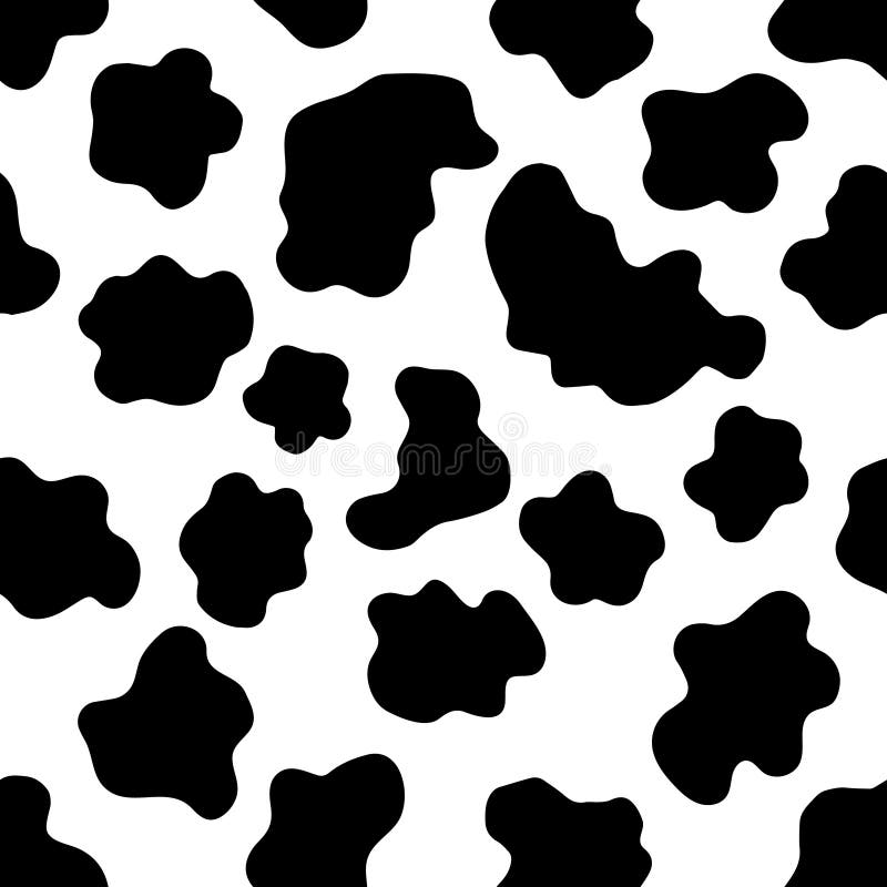 Cow Milky Vector Pattern Volume 22 Stock Vector - Illustration of ...