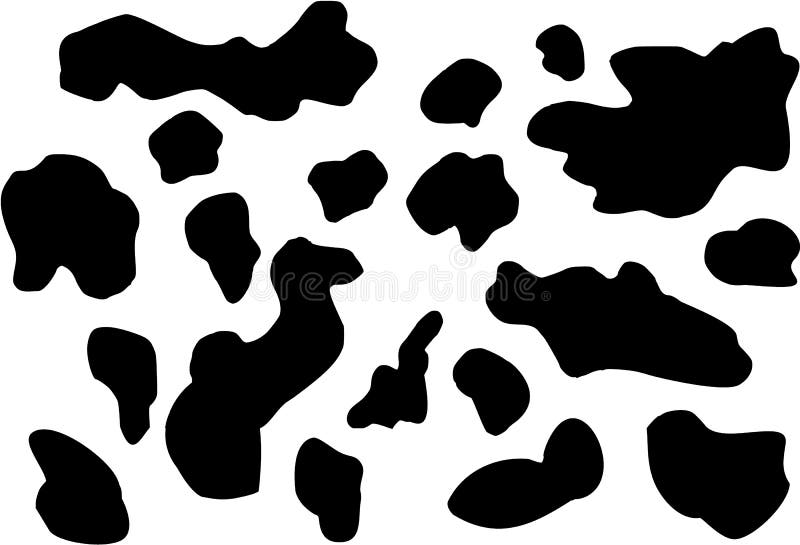 Cow pattern stock vector. Illustration of black, cattle - 58029212