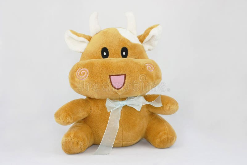 Cow plush toys stock photo. Image of cattle, dolls, brown - 9052654