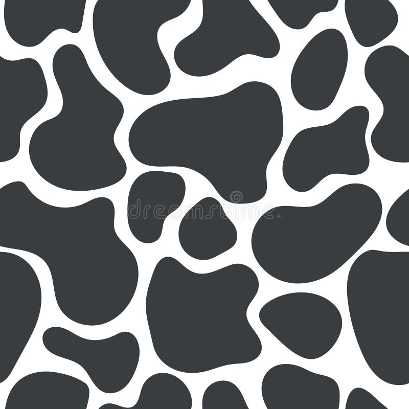 Cow print pattern stock vector. Illustration of animal - 276880383