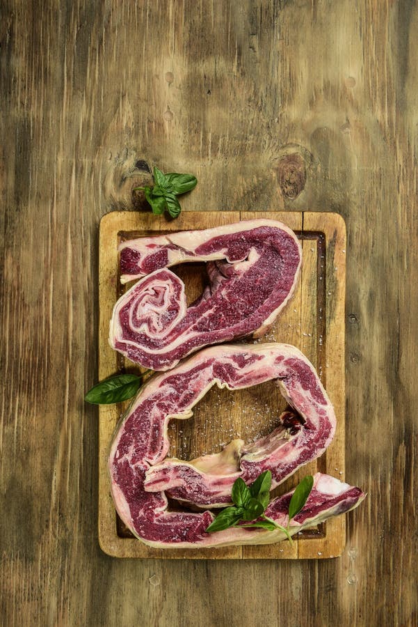 Cow Ribs Presented on the Table, Stock Image - Image of ribs, taste ...