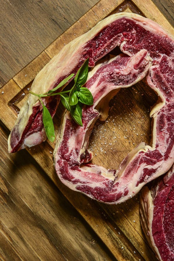 Cow Ribs Presented on the Table, Stock Image - Image of beef, steak ...