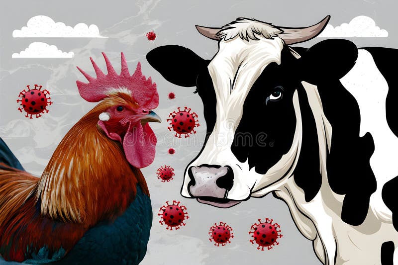 Rooster Cow Stock Illustrations – 7,000 Rooster Cow Stock Illustrations ...