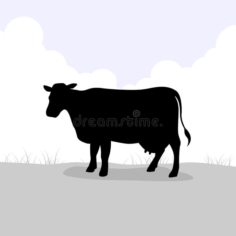 Animal Cow Shadow Stock Illustrations – 2,693 Animal Cow Shadow Stock ...