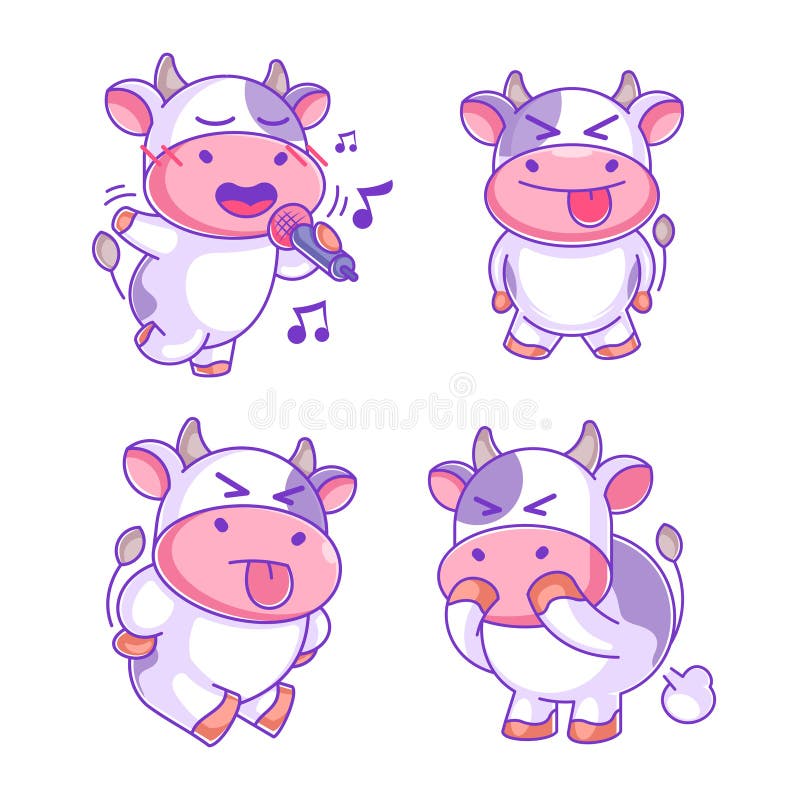 Cow Singing Stock Illustrations – 158 Cow Singing Stock Illustrations ...